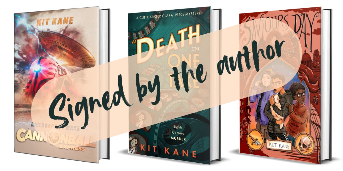 KIT KANE|Signed Hardcovers|Cliffhanger Clara|Saviours Day – Kit Kane