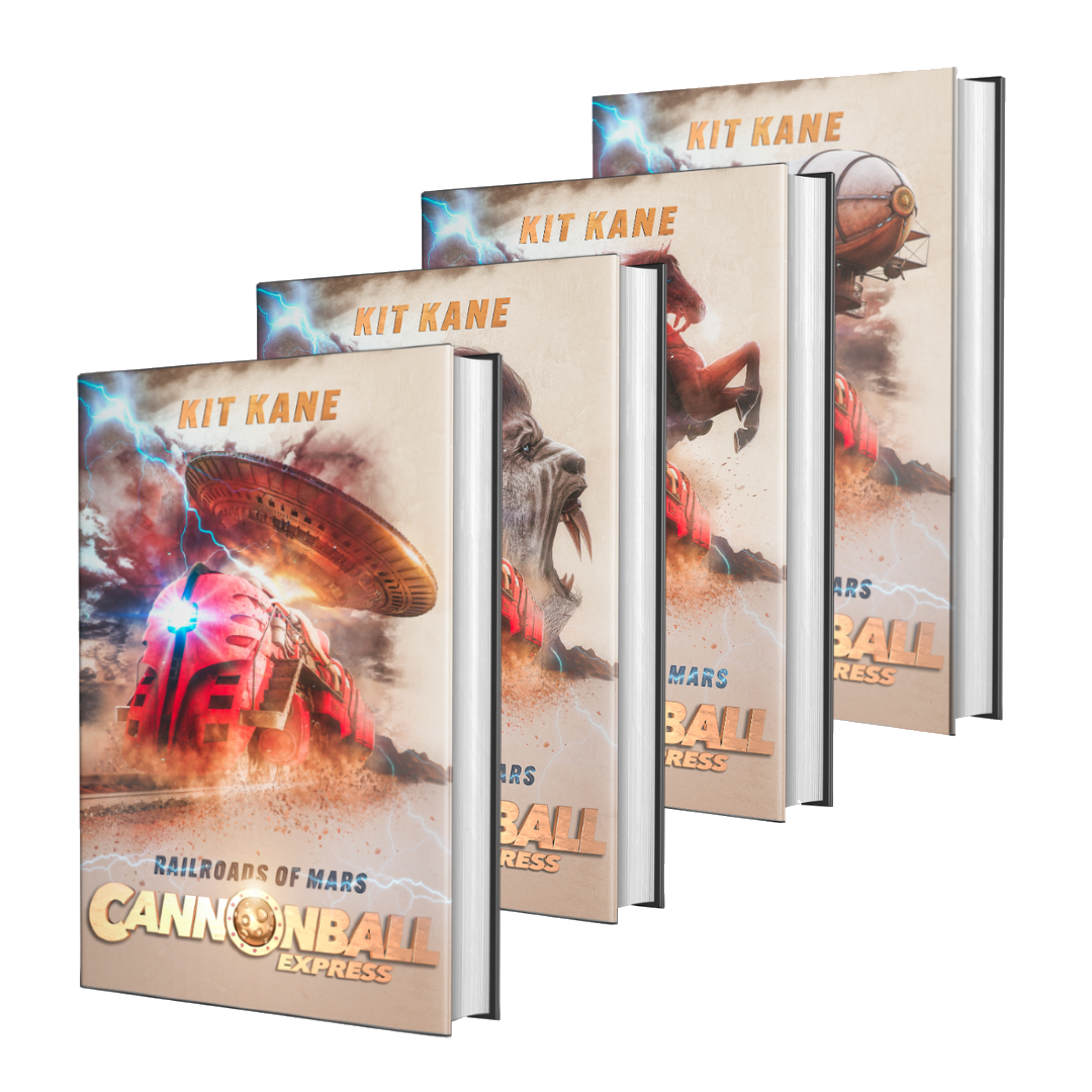 CANNONBALL EXPRESS|A Space Western Sci-Fi Book Series|Hardcovers – Kit Kane