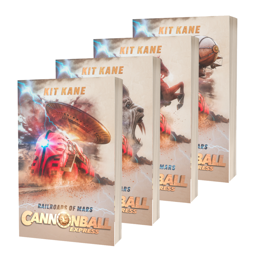 CANNONBALL EXPRESS|A Space Western Sci-Fi Book Series|Paperbacks – Kit Kane